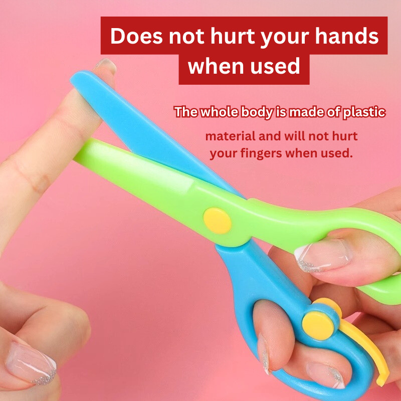 Kids Scissors DIY Paper Cutting Small Scissors Kindergarten Toys ...