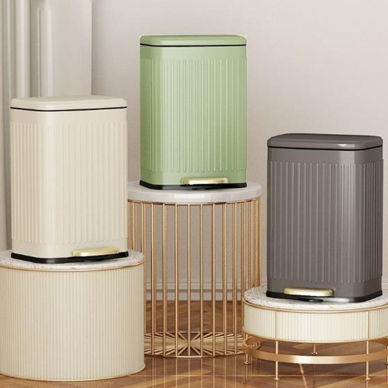9L /15L Matte Slim Step Bin Multicolor - Dustbin Soft closing Trash can ...
