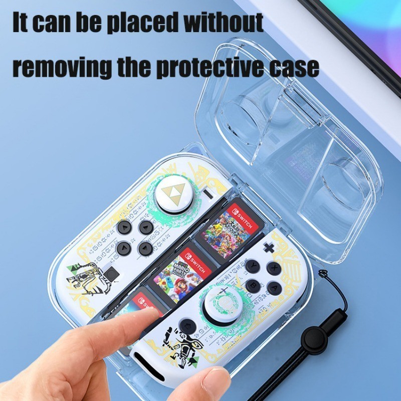 PC Transparent Storage Case For Nintendo Switch & Switch Oled JoyCon ...