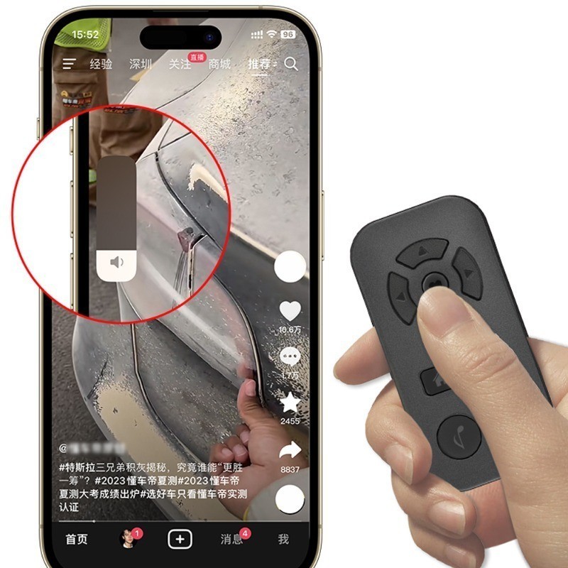 Bluetooth Remote Control - Self-Timer Camera Stick Shutter - Turner ...