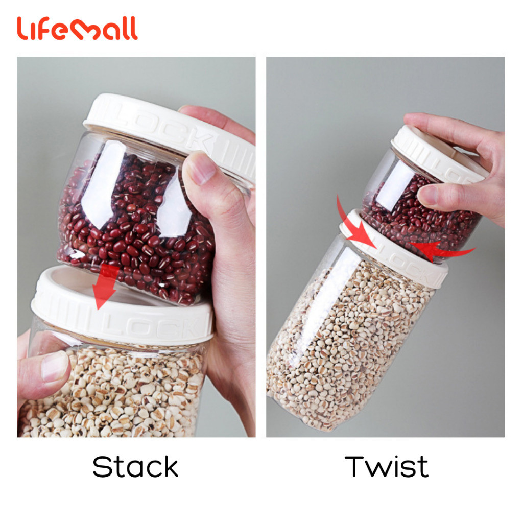 LifeMall - Airtight Stackable Food Container Food Storage Container ...