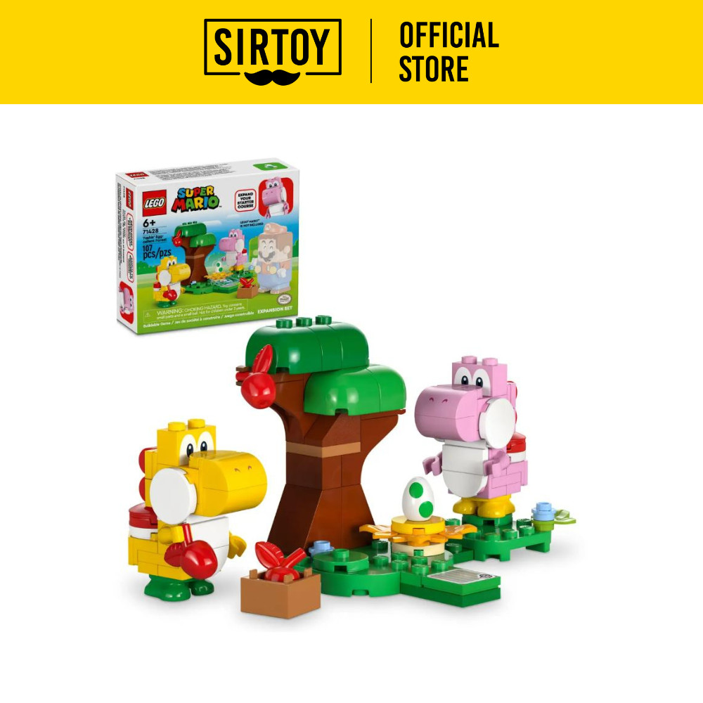 LEGO SUPER MARIO 71428 Yoshi's Egg-Cellent Forest Expansion Set (107 ...