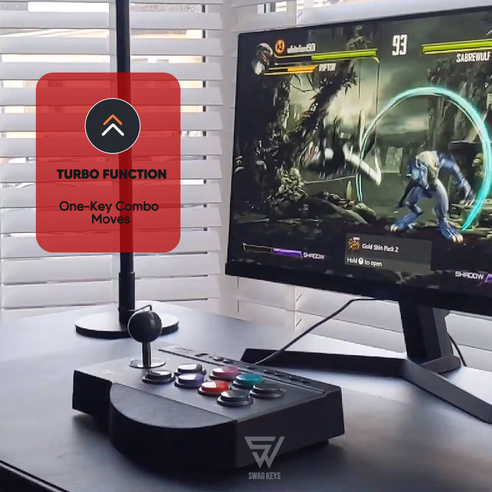 【SG】PXN 0082 ARCADE JOYSTICK FIGHT STICK CONTROLLER - Turbo Vewlix ...