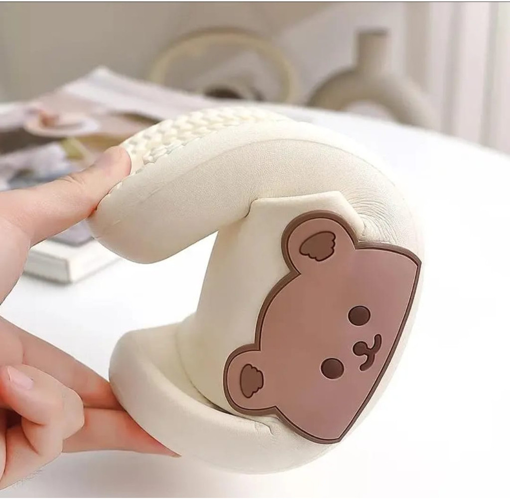 7-1 Sekali Unisex Korean Kpop Cute Cartoon Bear Wanita Selipar Slipper ...