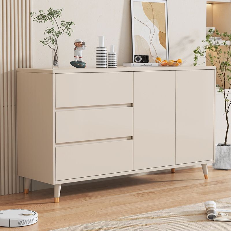 Tableside Cabinet Solid Wood Household Multi-layer Storage Hopper ...