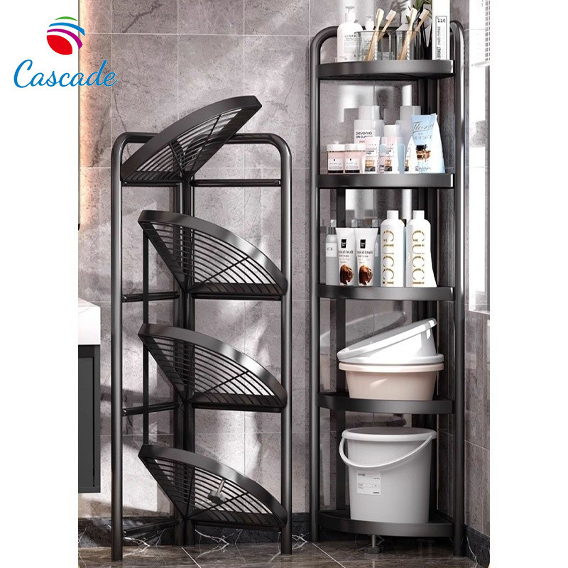 Triangular Bathroom Rack Multi-Layer Bathroom Accessories Floor ...