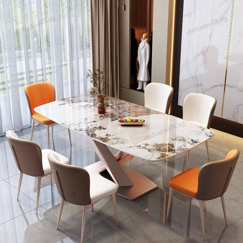 Rock Slab Dining Table Modern And Simple Dining Table Italian Style ...