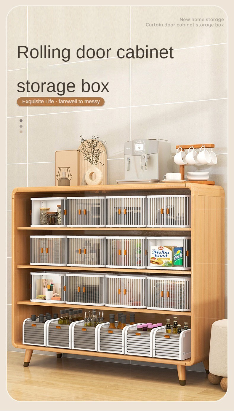 【SG Seller】 Foldable Desktop Storage Box Small Desktop Organize Your ...