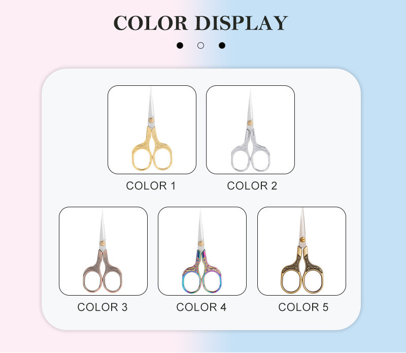 Scissors Nail Art Manicure Tool Coloful Plum Bossom Light Luxury ...