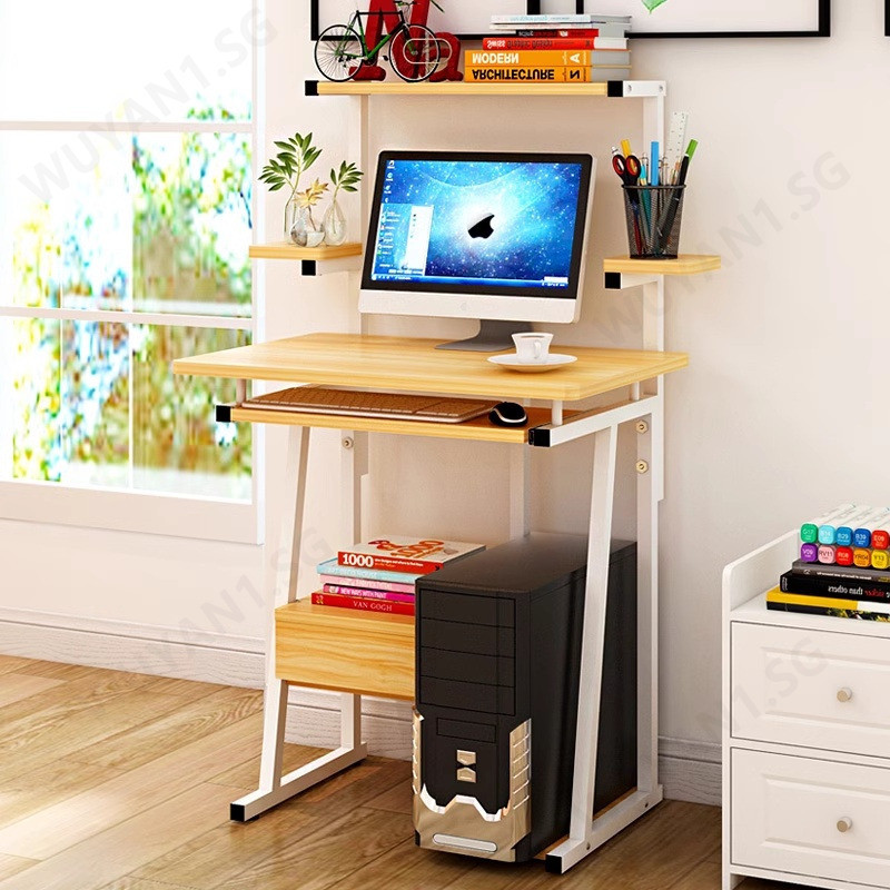 Computer Desk Minimalist Desk Bedroom Simple Table Space Saving Study ...