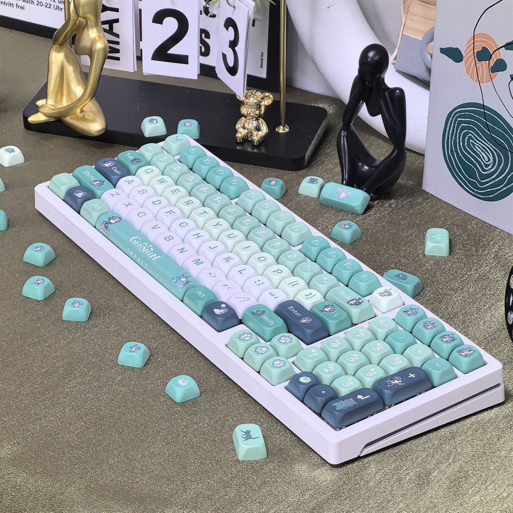 Genshin Impact Xiao Meow Original Keycap MOA Profile Five-side ...