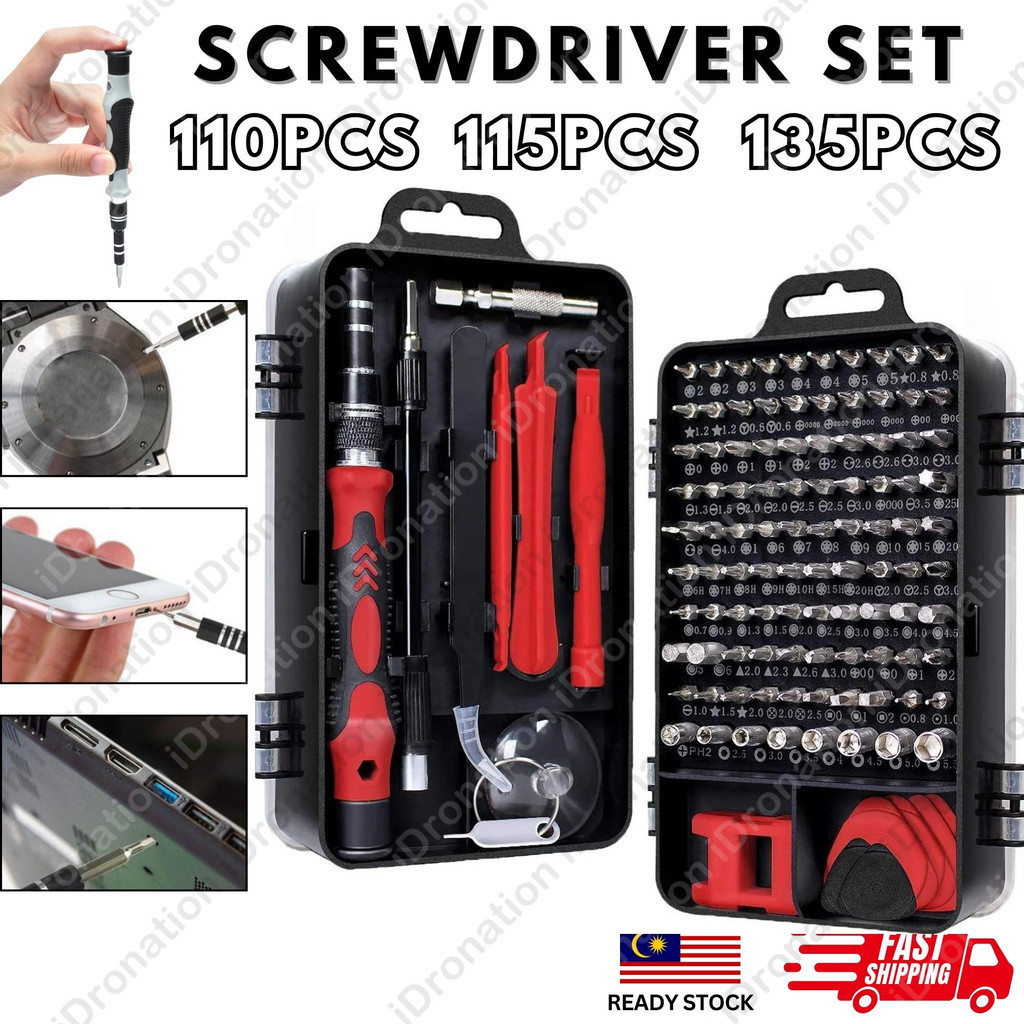 110 115 135 in 1 Magnetics Repair Tool Kit Mobile Phone 110PC 115PC ...