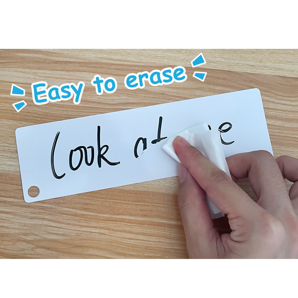 40Pcs Erasable Reusable DIY Blank Cards for Kids Puzzle Game Alphabet ...