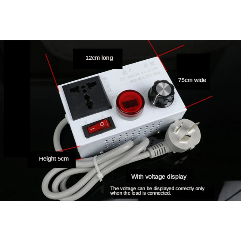 Single-phase AC motor speed regulator 4KW electronic speed switch ...