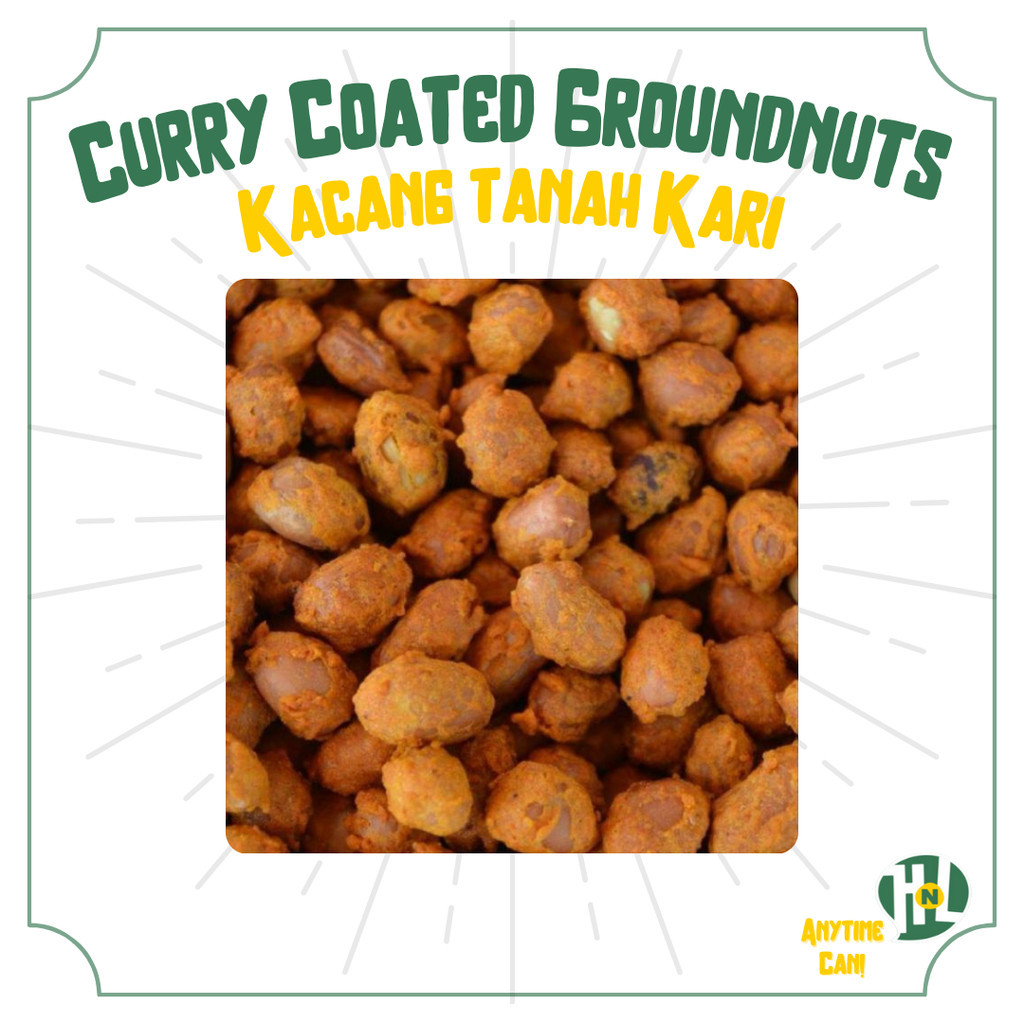HNL Kacang Tanah Kari / Curry Coated Groundnuts | Shopee Singapore