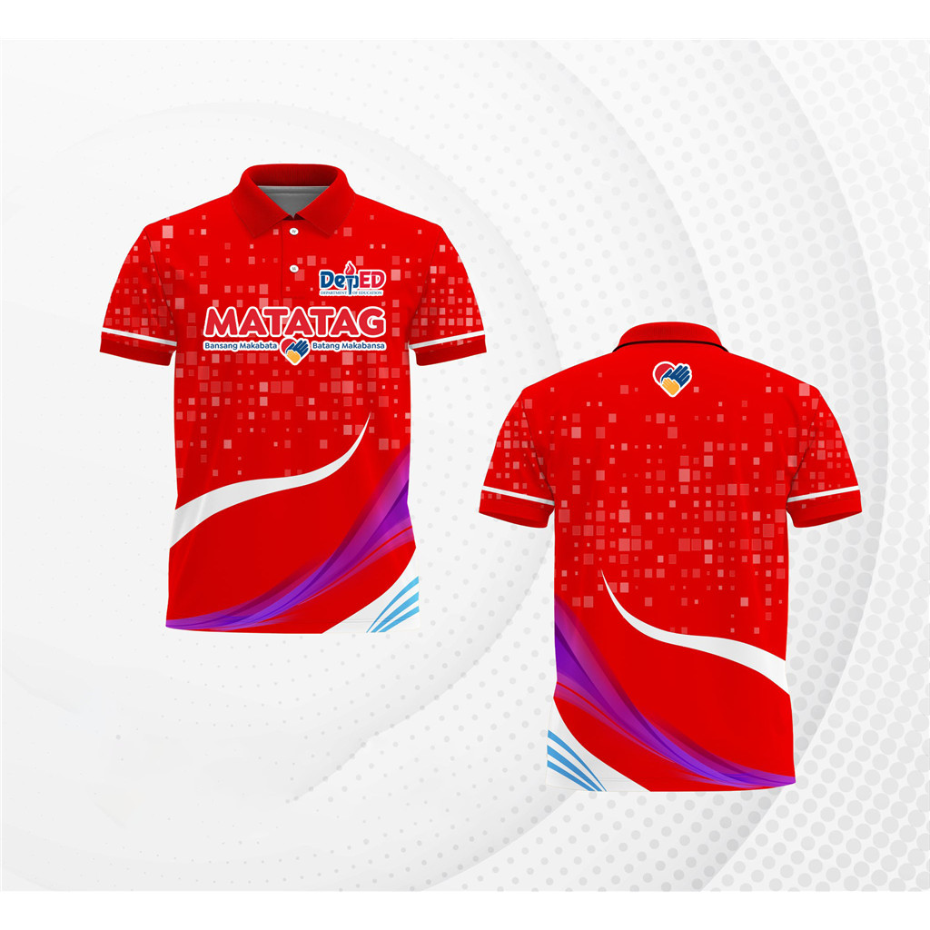 DEPED MATATAG POLO SHIRT UNIFORM FULL SUBLIMATION POLO-Shirt FOR WOMEN ...