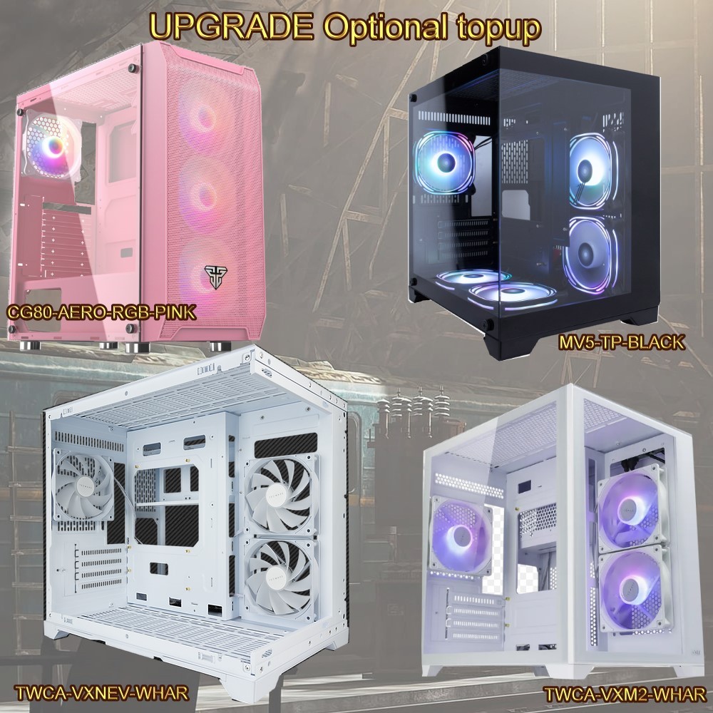 FULL Set Custom Budget Gaming PC Desktop RIG AMD Ryzen 7 5700G 5600G ...