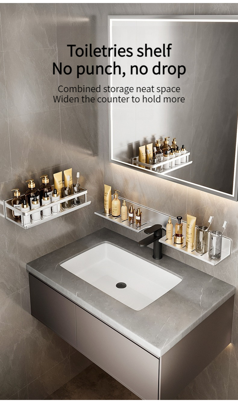 Bathroom Rack/Shampoo Rack/Bathroom Shelf Toilet Rack/Kitchen Storage ...