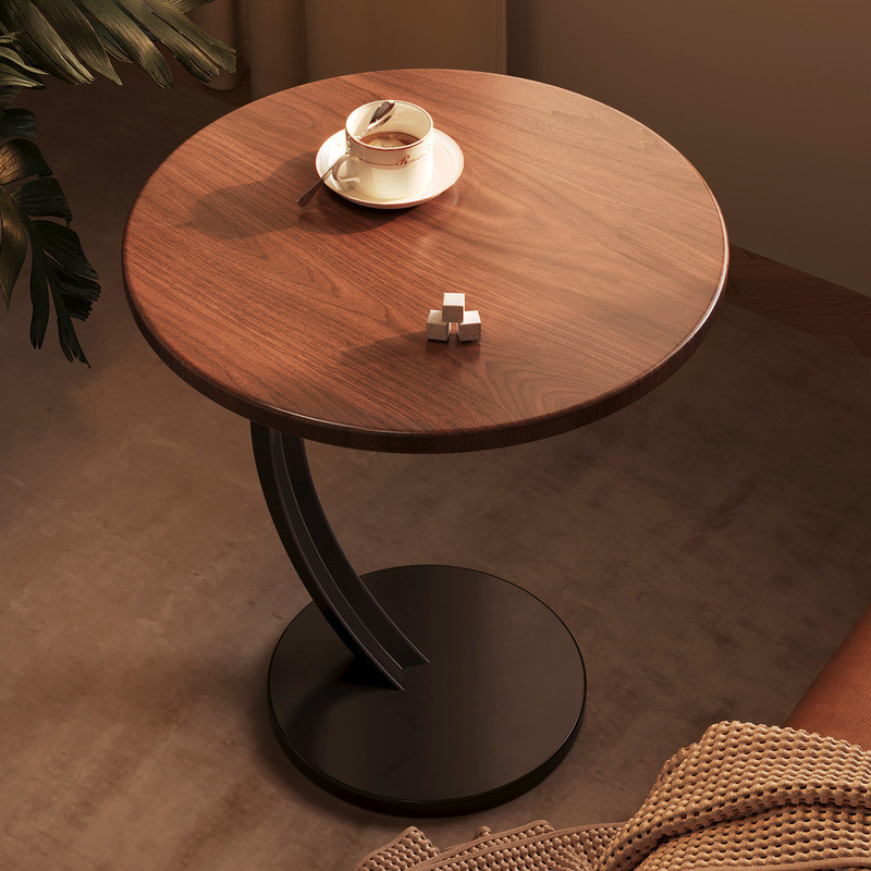 Celebrity Walnut Tea Internet Minimalist Table Storage With Movable ...