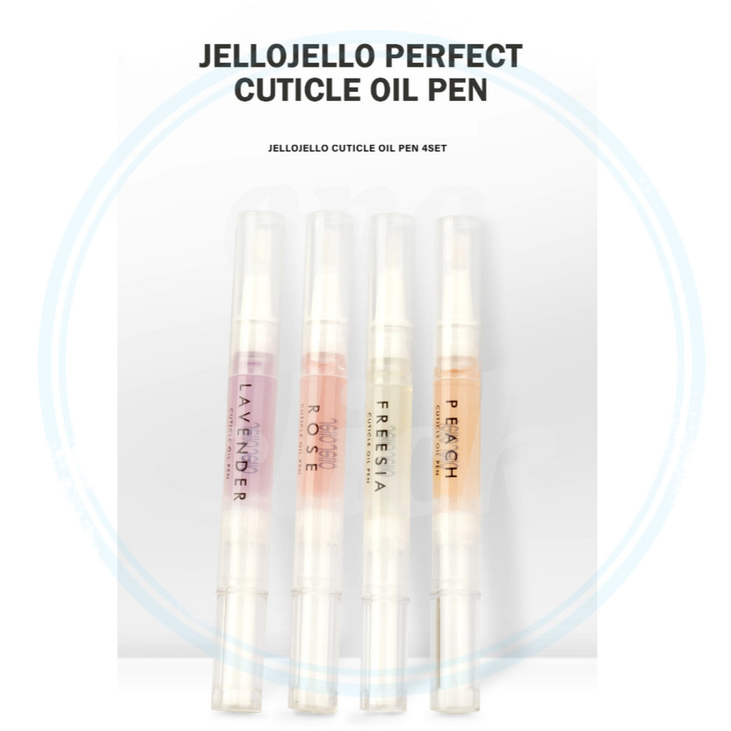 Jello Jello Cuticle Oil Pen 4-Piece Set | Moisturizing & Nourishing ...