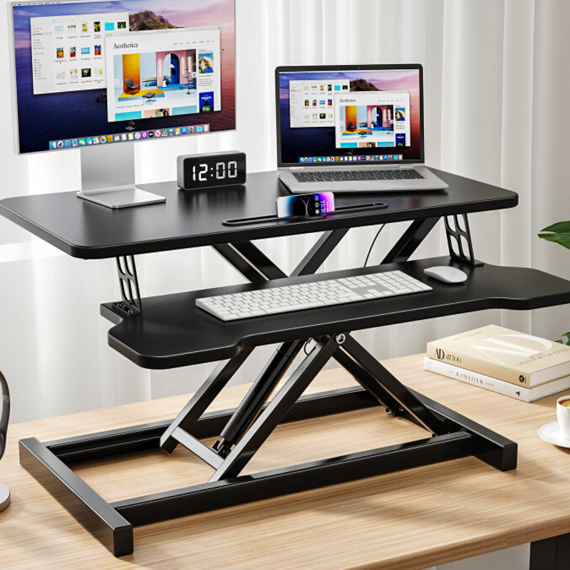 Standing Computer Stand Office Desktop Lifting Bracket Workbench With ...