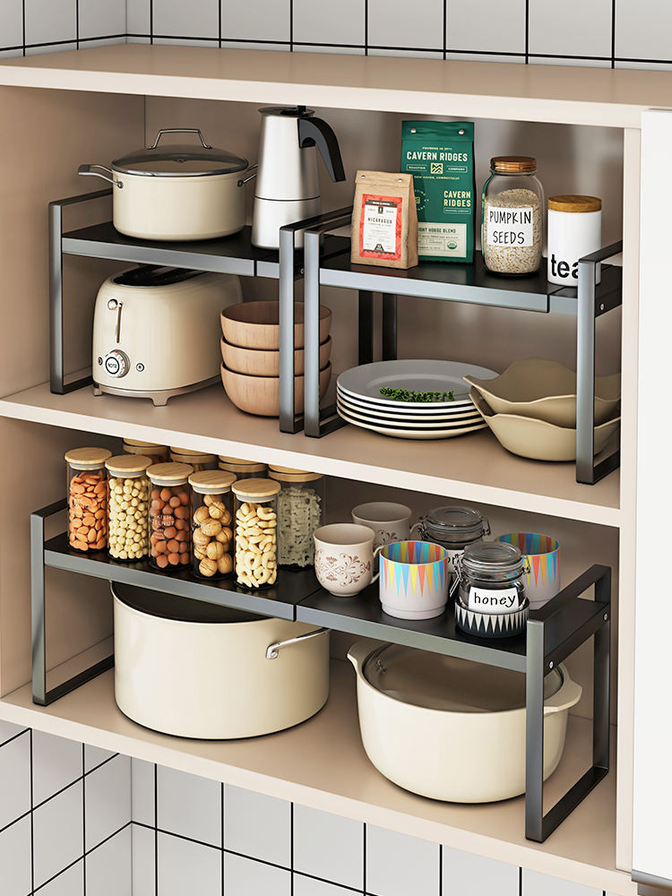 kitchen retractable rack/// Retractable Storage Rack Kitchen Cabinet ...