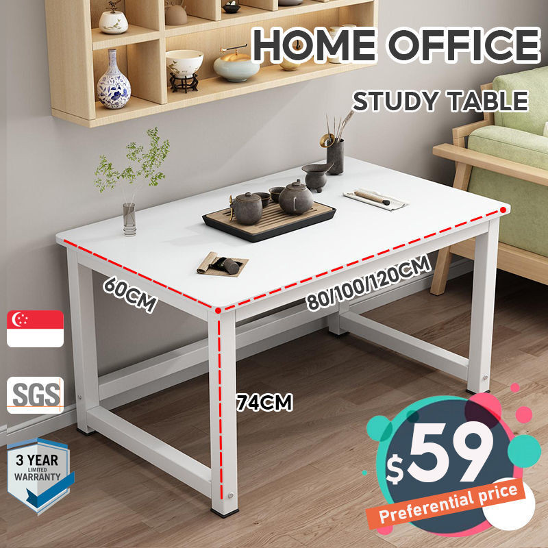 Furniture 【SG】 Home Desktop Study Table/Desk Computer Table PC Desk ...