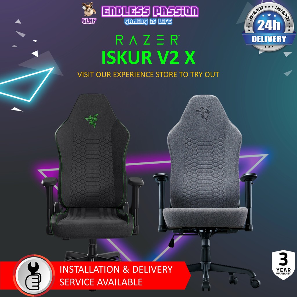 Razer Iskur V2 X Ergonomic Gaming Chair | Shopee Singapore