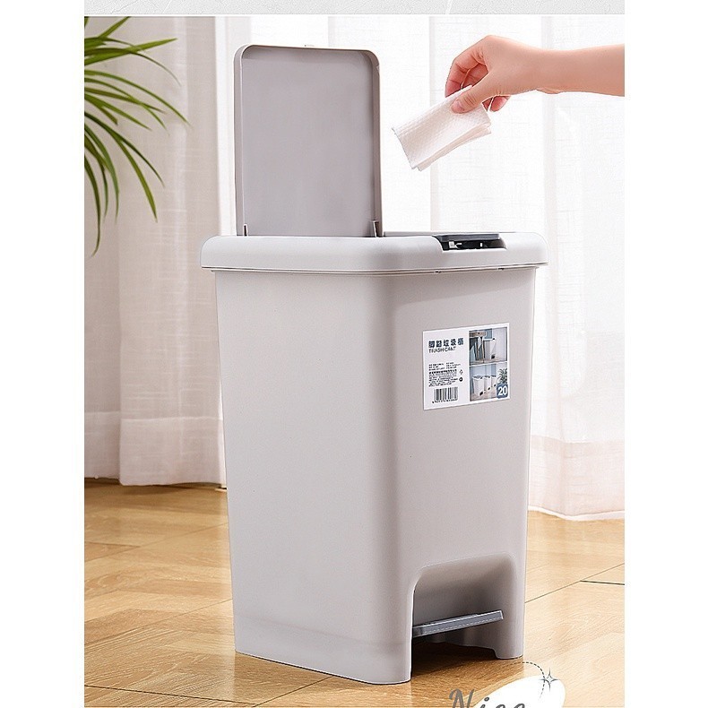 【SG Ready Stock】 Dustbin with Lid Rubbish Bin Trash Bin Large Capacity ...