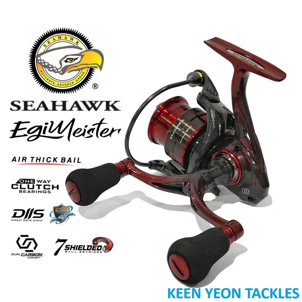 SEAHAWK EGI MEISTER 1000 FISHING REEL (SPINNING) | Shopee Singapore