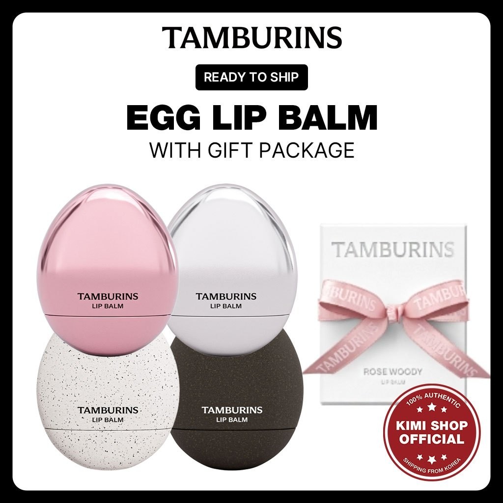 [TAMBURINS] Egg Lip Balm 5g with Gift Package | Shopee Singapore