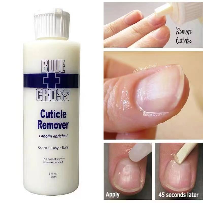 Blue Cross Nail Cuticle Softener Foot Care Tool Exfoliating Pedicure ...