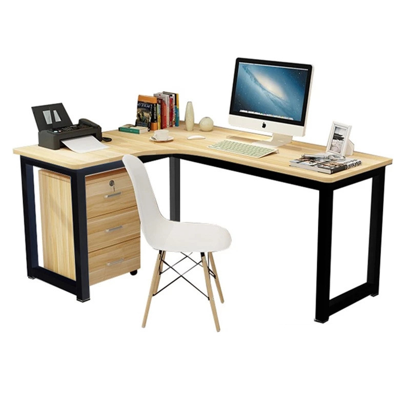 Study Table Type 546 Study Desk Computer Desk L-Shape Metal Leg ...