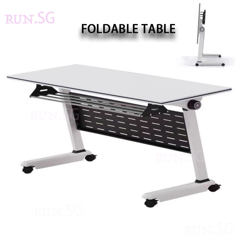 RUN Home Foldable Table Training Table Study Table Conference Table ...