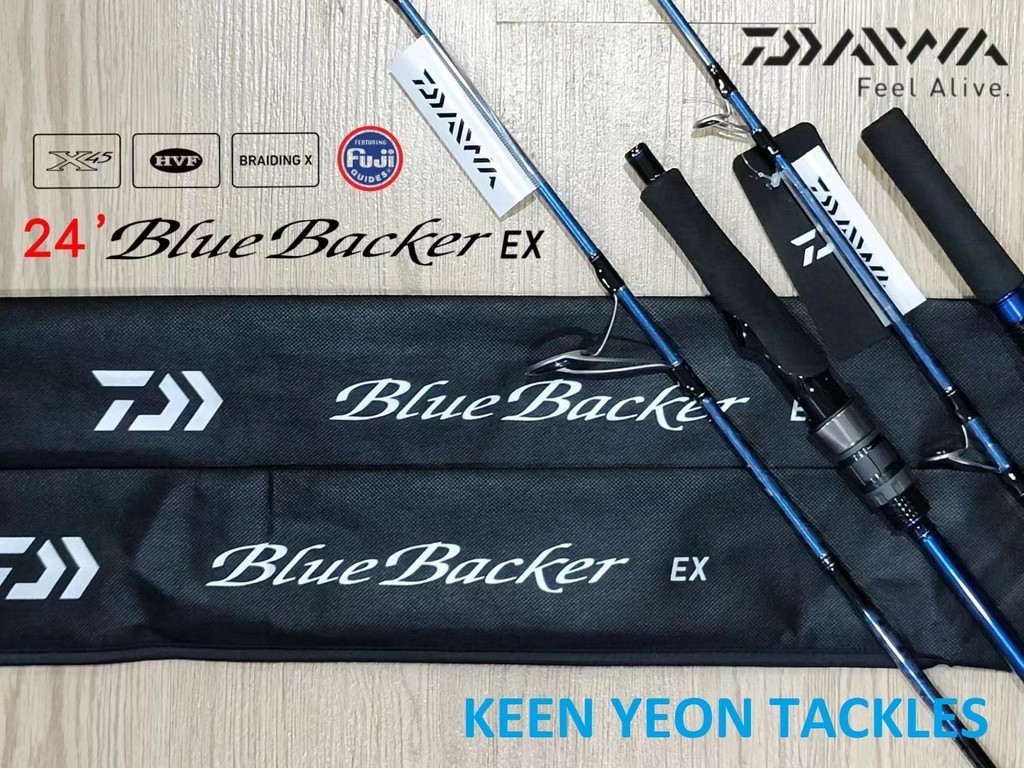 DAIWA 2024 BLUE BACKER EX & 2019 BLUE BACKER JIGGING ROD | Shopee Singapore