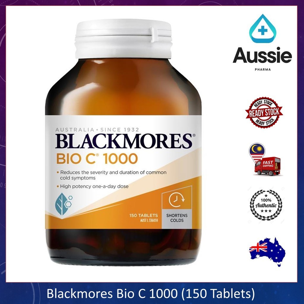 BLACKMORES Bio C 1000 (150 Tablets) | Shopee Singapore