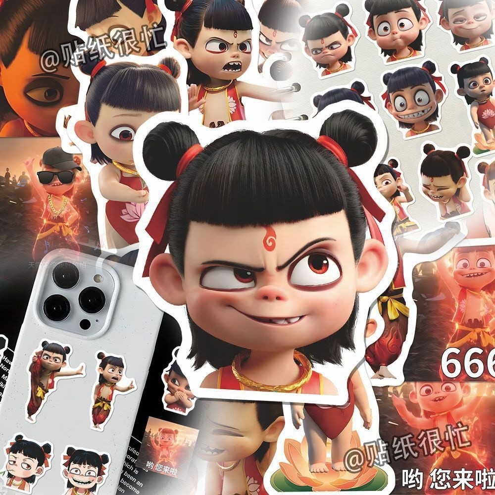 Ne Zha 2 Stickers 102 Sheets Nezha Emoticon Pack Stickers Cute Cartoon ...