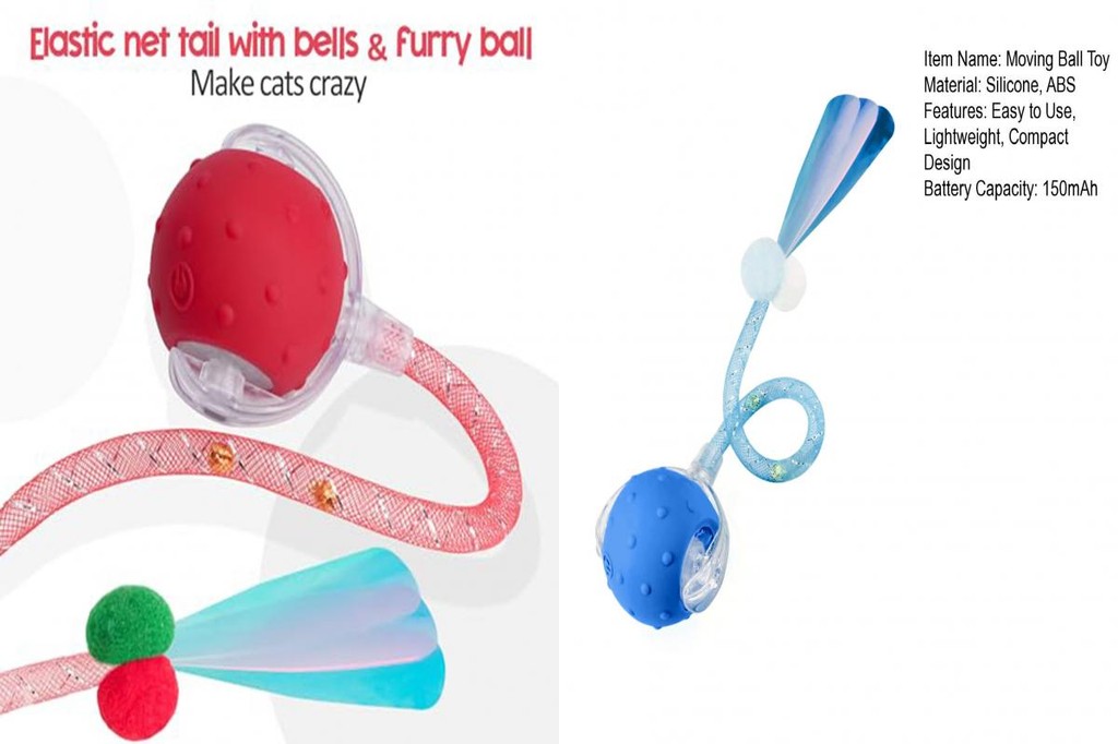 [EY] Cat Ball Toy Obstacle Avoidance Cat Toy Cat Toy with Moving Ball ...