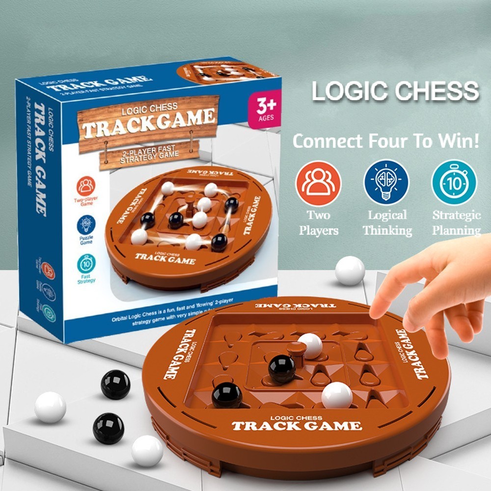 [EnL]🇸🇬 Logic Chess Connect 4 Track Game | Kids Family Bonding Game ...