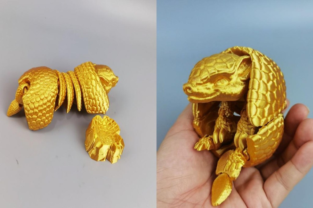 [PO] Flexible Pangolin Toy Mini Pangolin Figure Adorable 3d Printed ...