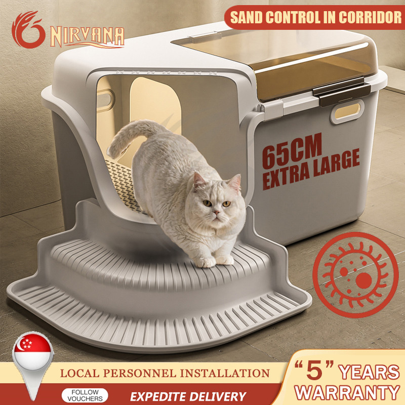 Nir Completely Enclosed Cat Litter Box Corridor Type Splash Proof