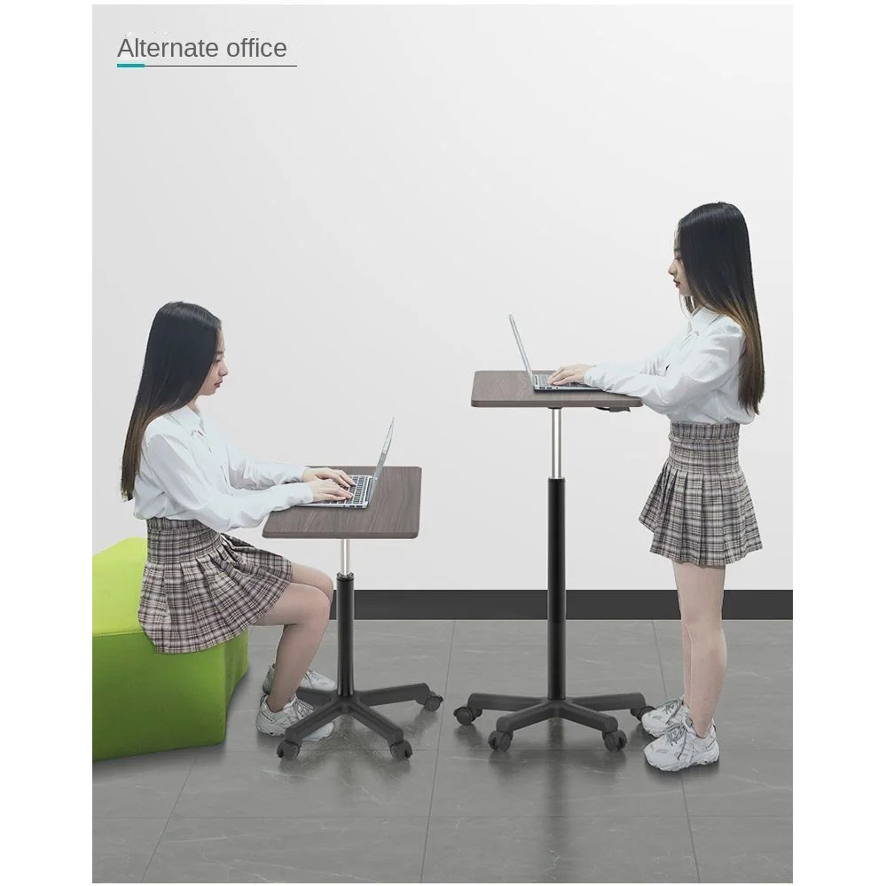 Movable Lifting Table with Pulley Small Sofa Bedside Table Standing ...