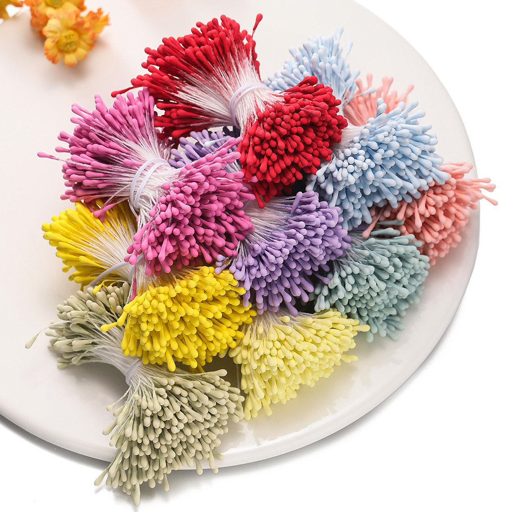 St. kunkka 400Pcs Matte Flower Core Bud 2 * 60mm Handmade Flower Bud ...