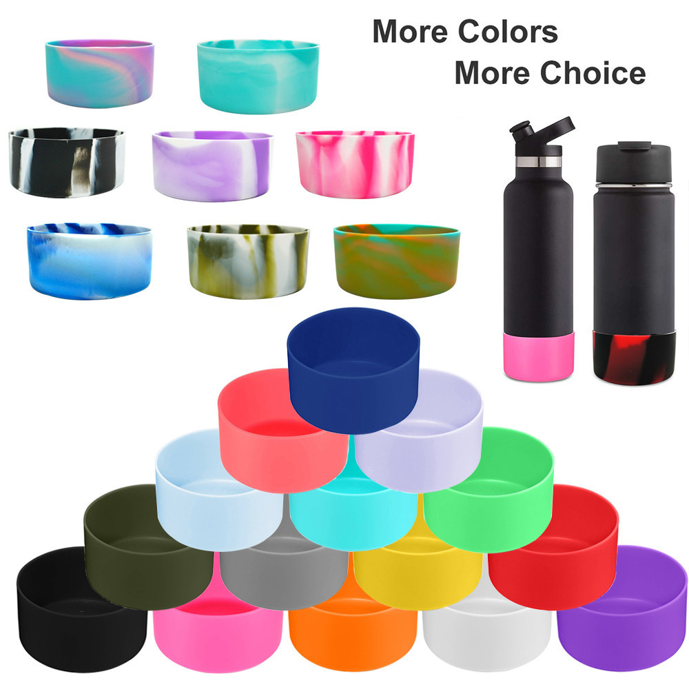 Protective Silicone Boot for 12oz-40oz Wide Mouth Water Bottle, BPA ...