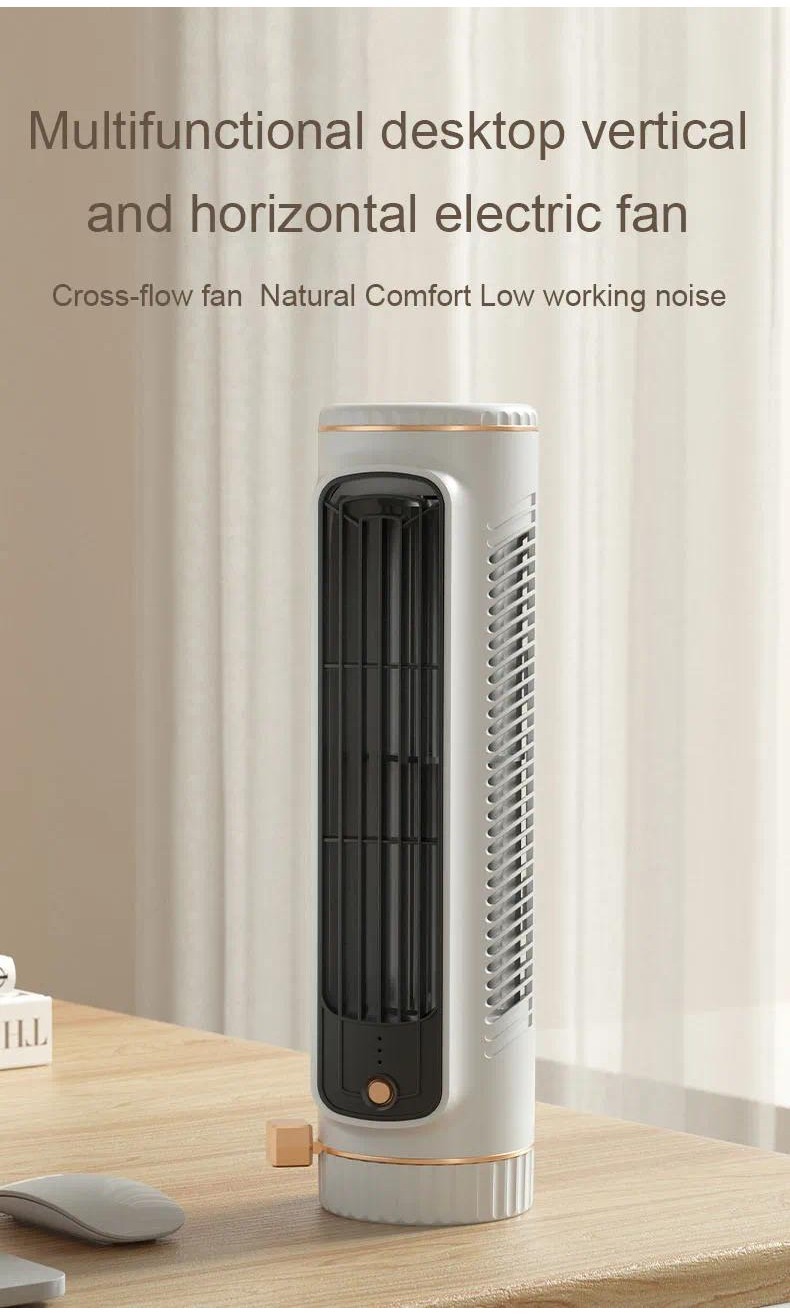 SG Stock - Desktop Air Circulation Fan Mute Tower Fan Air Purifier ...