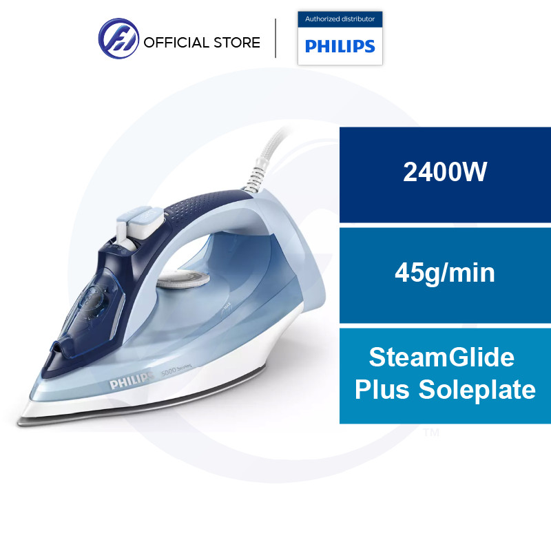 Philips NEW 5000 series Steam Iron DST5030 , 2400 W to heat quickly ...