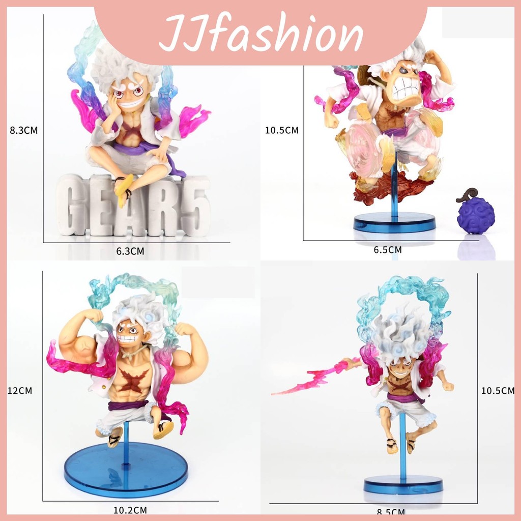 Vibrant Anime Luffy Statue In Sitting Pose Perfect For Serious Fans ...