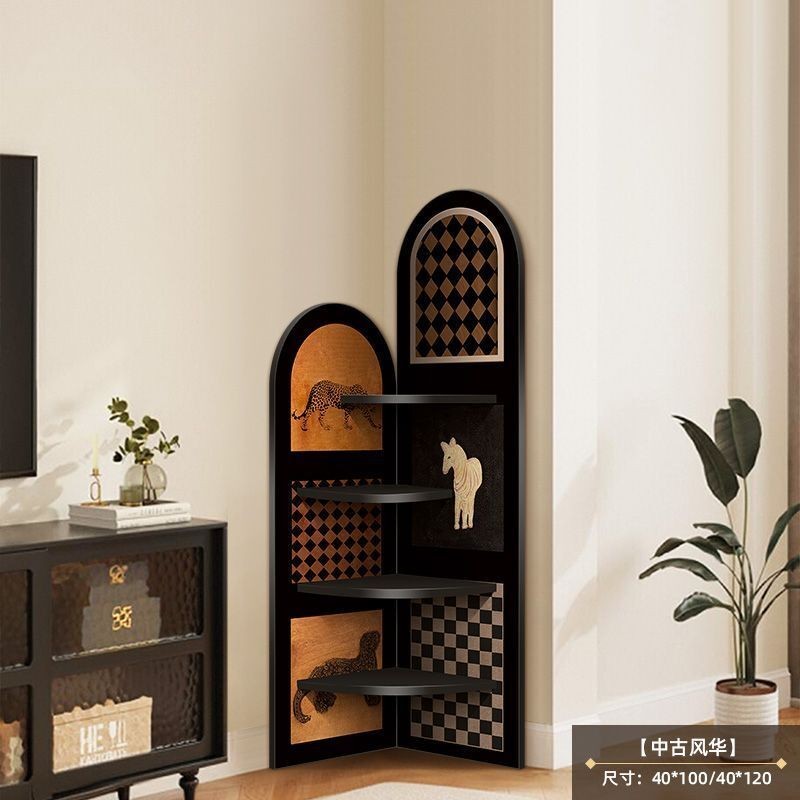 YO Ancient Corner Cabinet Corner Cabinet Living Room Sofa Storage ...
