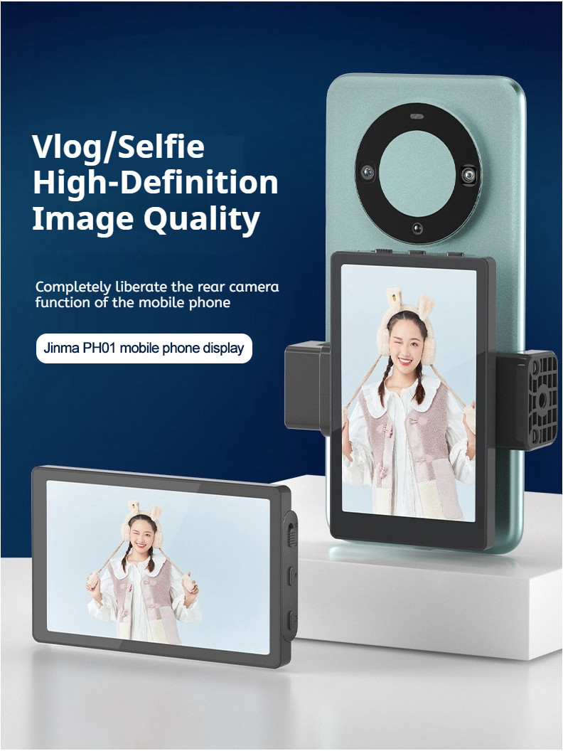 VL-PH01 Max Vlog Selfie Monitor Screen Magnetic Selfie Vlog Flip ...