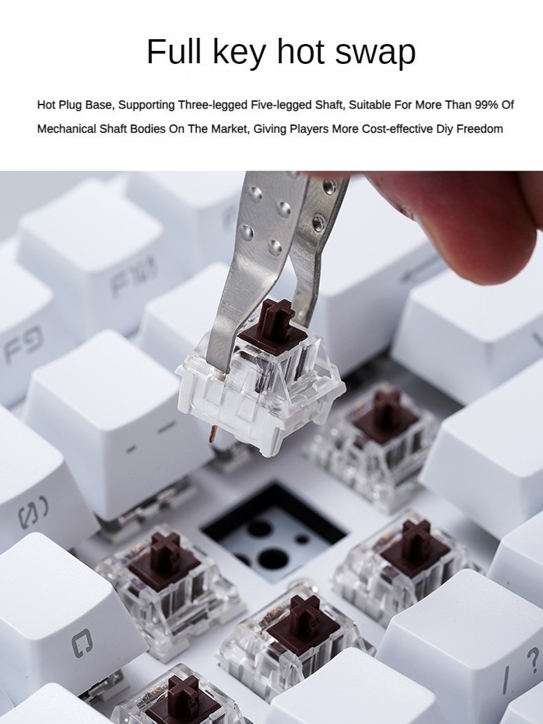 2024 Lychee Gaming HW98 Key Customized Mechanical keyboard 2.4G ...